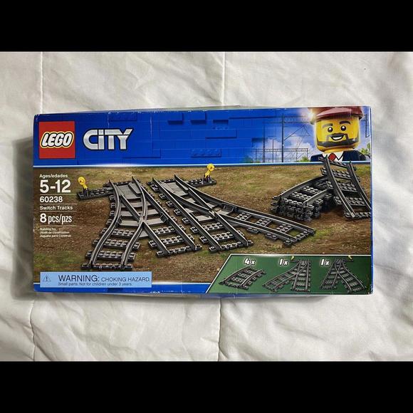 Other | New Lego City Switch Tracks 6238 Cargo Train Track System ...